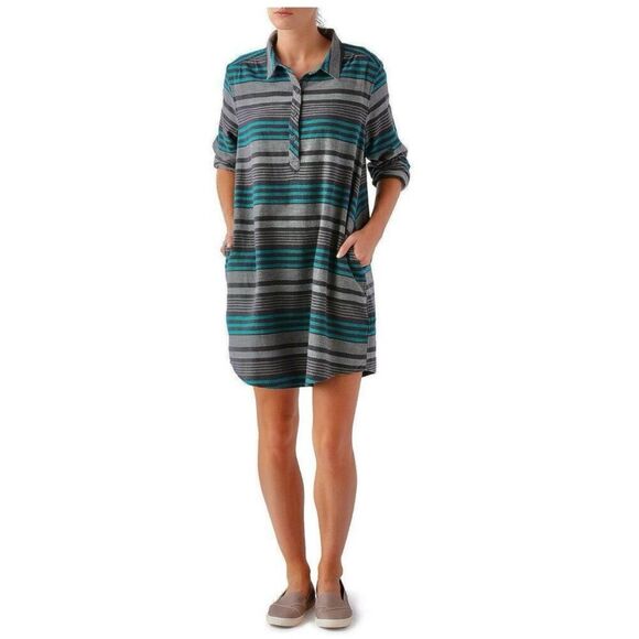 Patagonia | Dresses | Patagonia Heywood Pinyon Stripe Organic Cotton ...